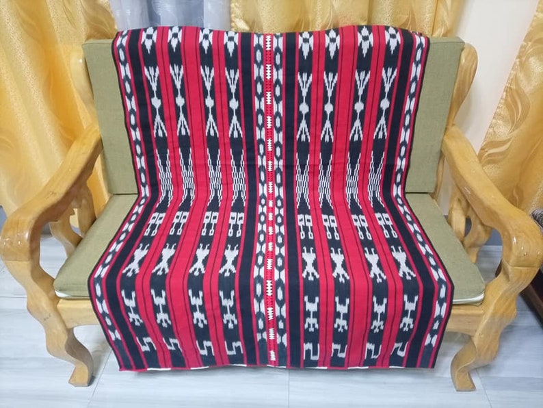 Handmade Ikat Wrap | Philippines | Loomweaving | Blanket | Shawl ...