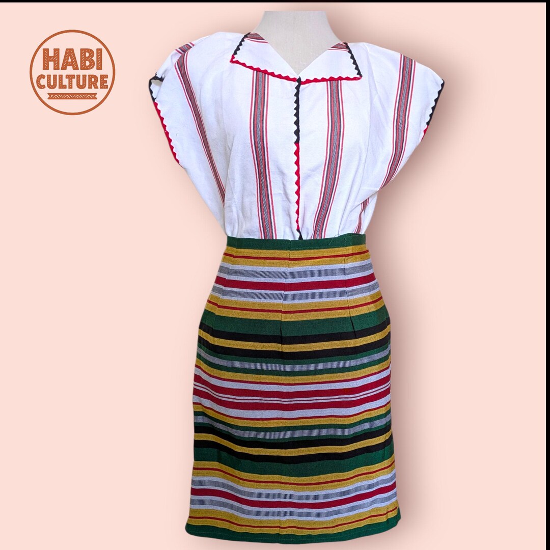 Inabel Ifugao Wrap Around Skirt – Colours of Tinoc | Adjustable Fit ...