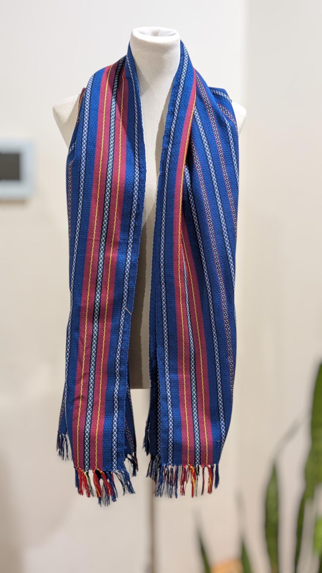Handwoven Inabel Scarf | Traditional Ifugao Woven Wrap | Ethically Made ...