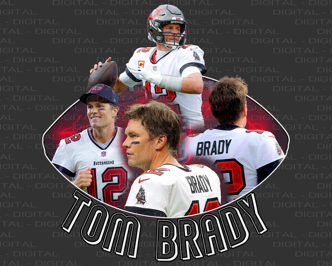 Tom Brady | Tampa Design | Digital Design | Football T-shirt Design ...