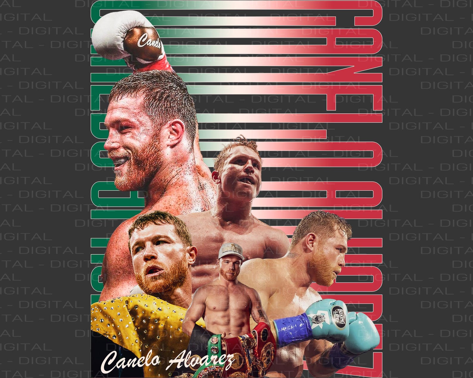 Canelo Alvarez Design | Digital Design | MMA T-shirt Design | Poster ...