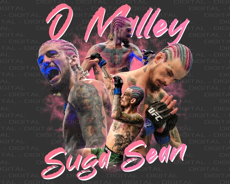Sean O Malley | the "suga" Design | Digital Design | MMA T-shirt Design ...