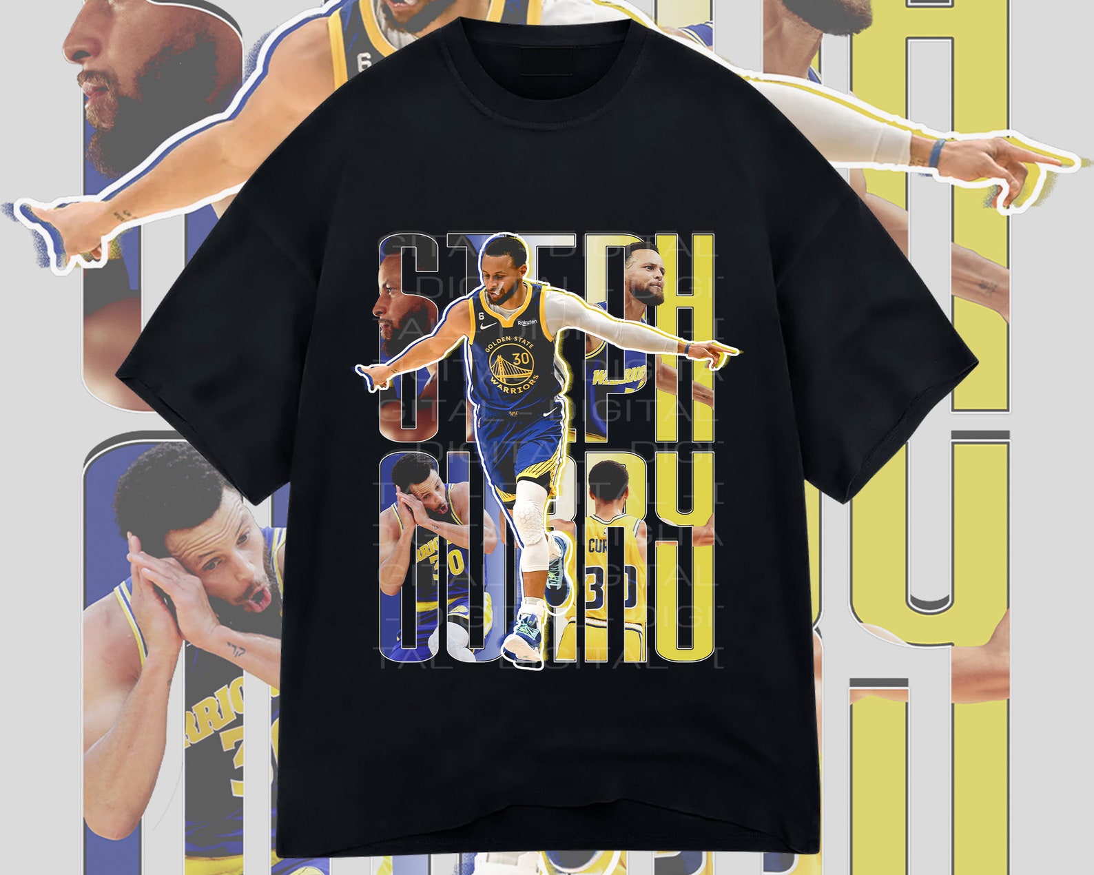 Stephen Curry | San Francisco Design | Digital Design | Basketball T ...
