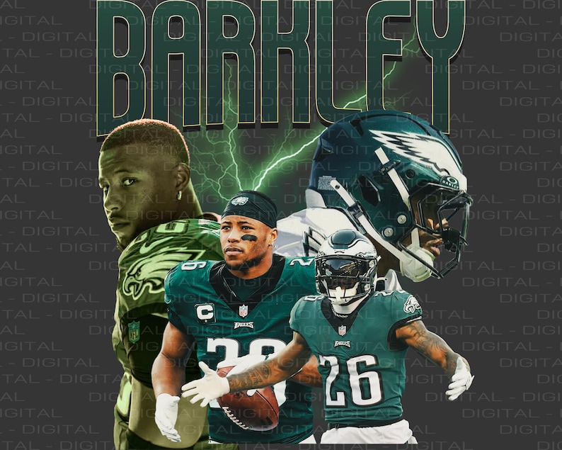 Saquon Barkley | Philadelphia Design | Digital Design | Football T ...
