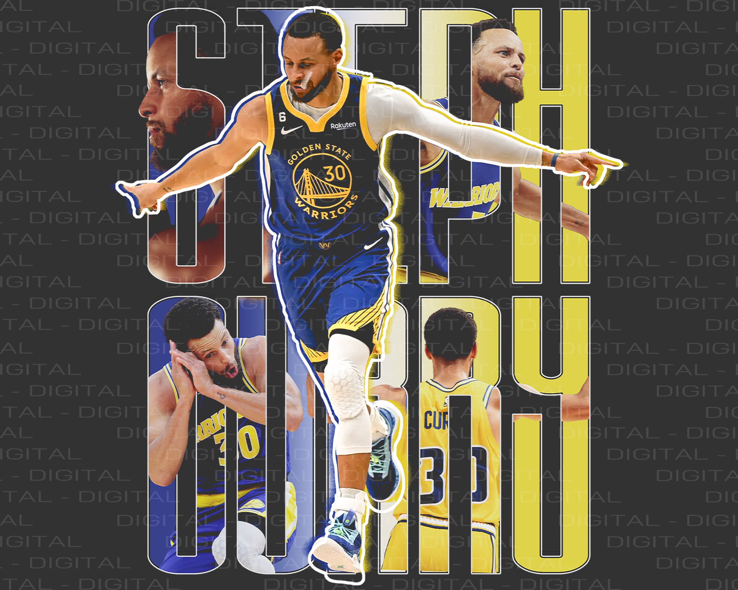 Stephen Curry | San Francisco Design | Digital Design | Basketball T ...