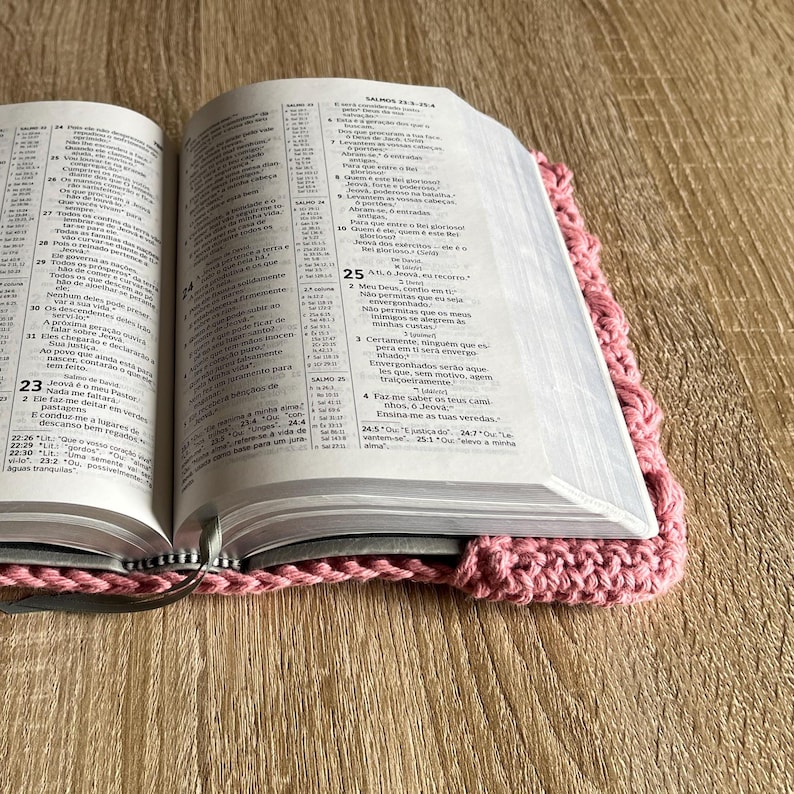 CROCHET PDF PATTERN english, Crochet Book Cover, Any Book Size, Written ...