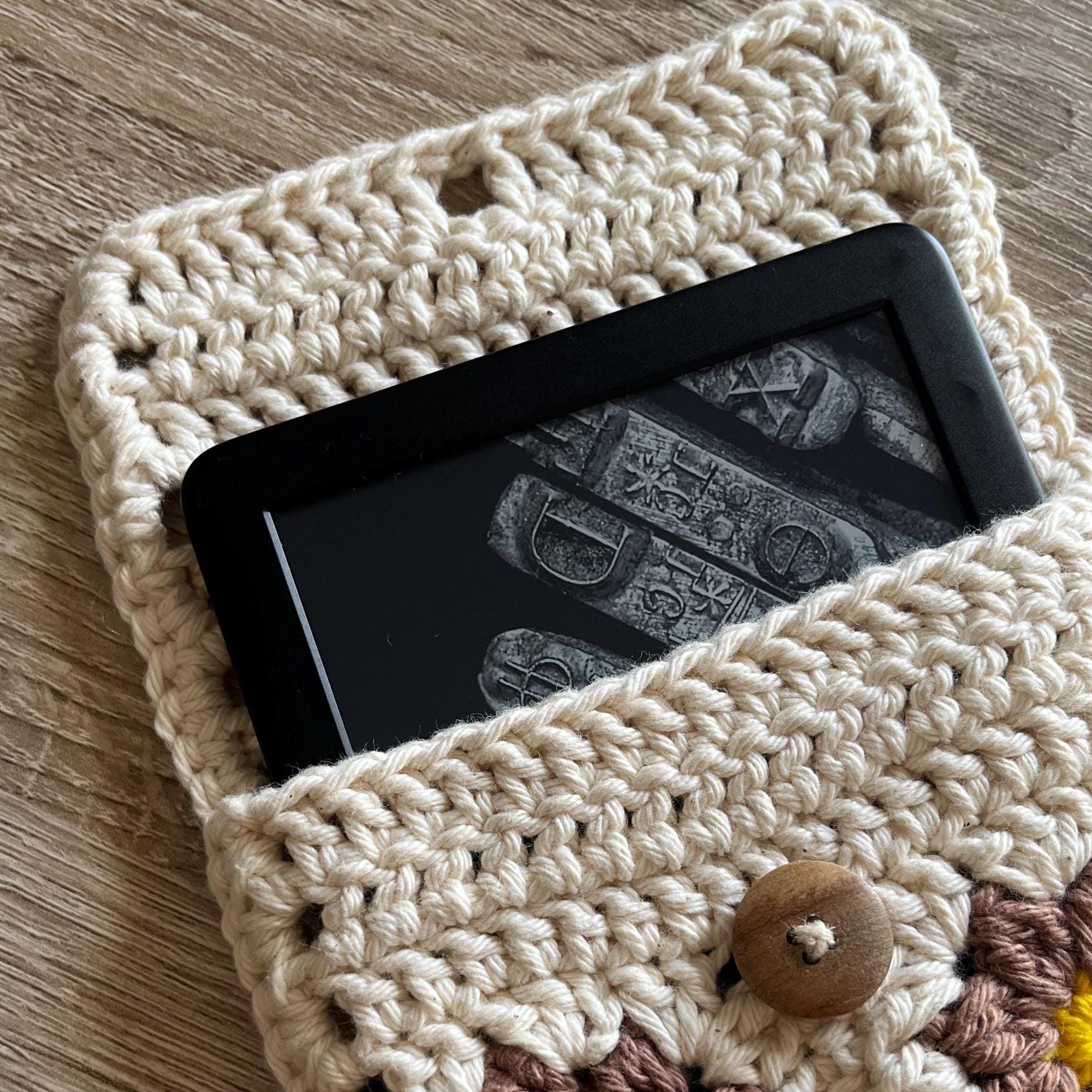 CROCHET PDF PATTERN (english), E-reader Cover, E-reader Sleeve, E-reader Case, Tutorial, Digital ...