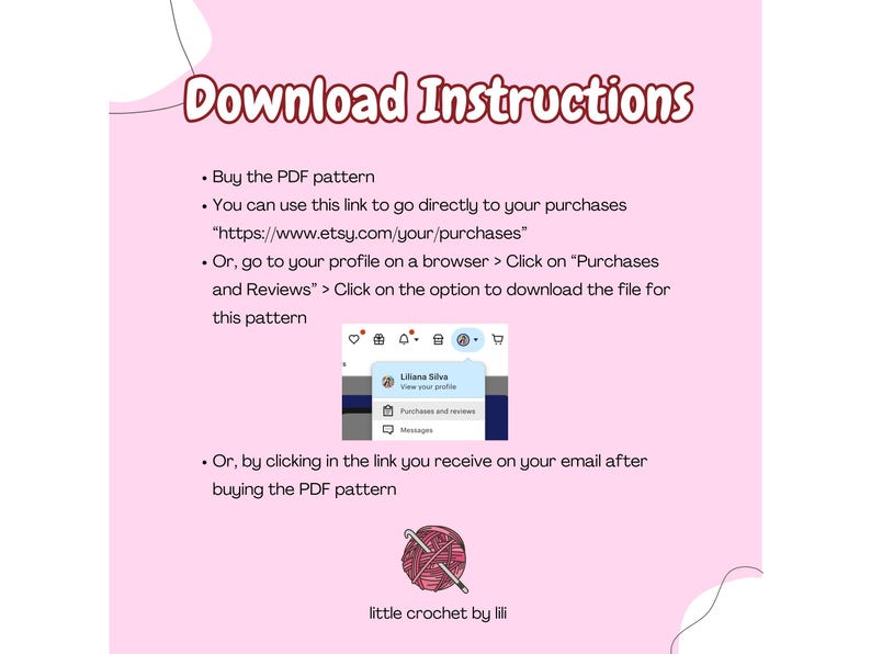 CROCHET PDF PATTERN english, Crochet Book Cover, Any Book Size, Written ...