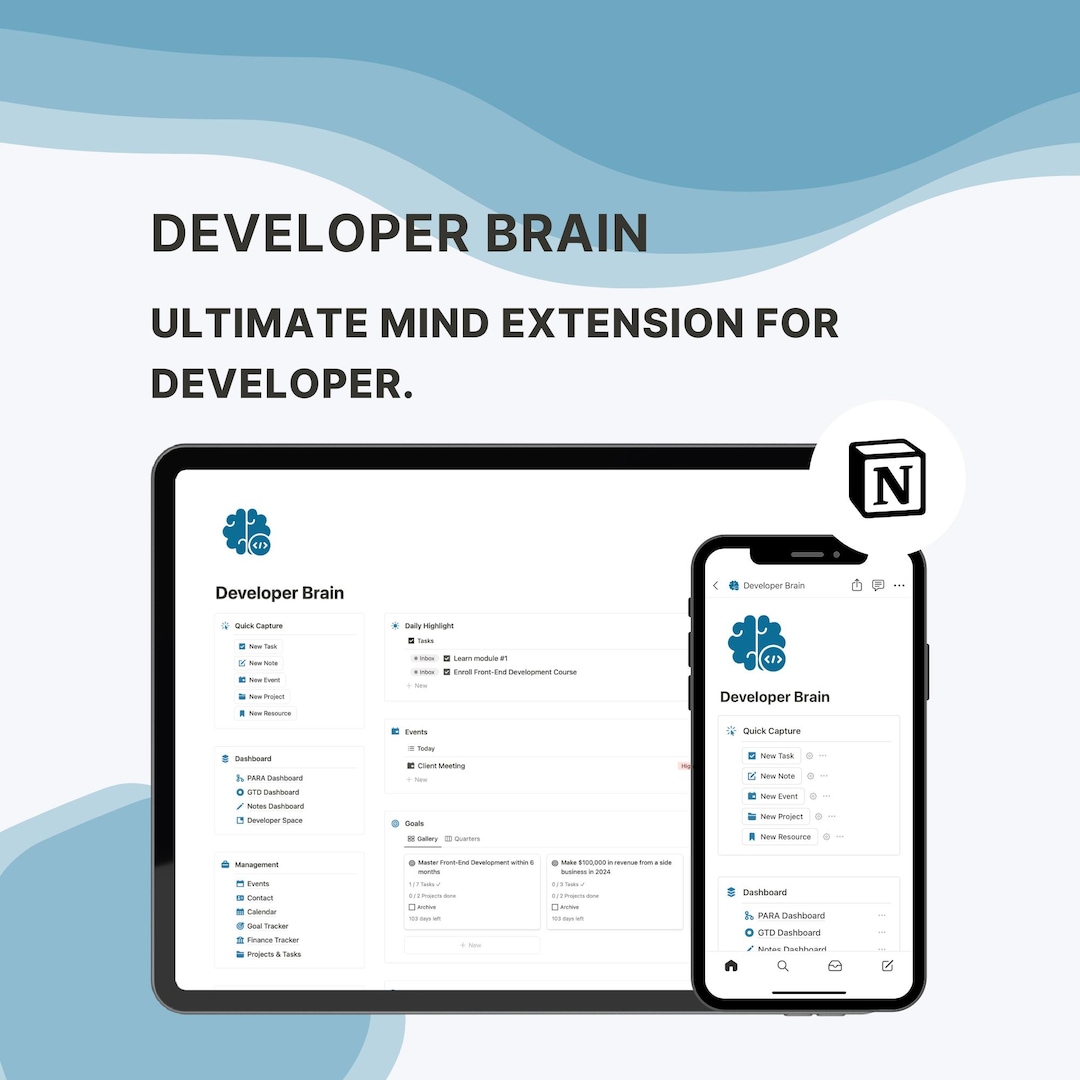 Notion Developer Brain | Ultimate Notion Template for Developers ...