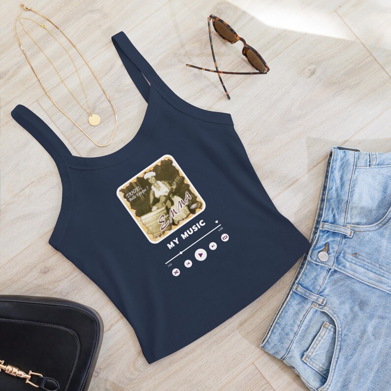 Emma Mariteragi Album Cover Tank Top - Tahitian Music, Heiva Dance - Etsy