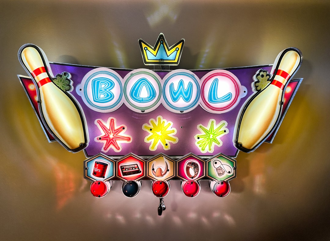 The Big Lebowski Wall Art - LED Bowling Sign - Etsy