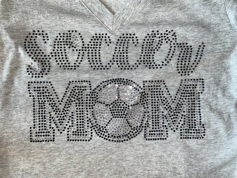 Soccer Mom Rhinestone Template - Etsy