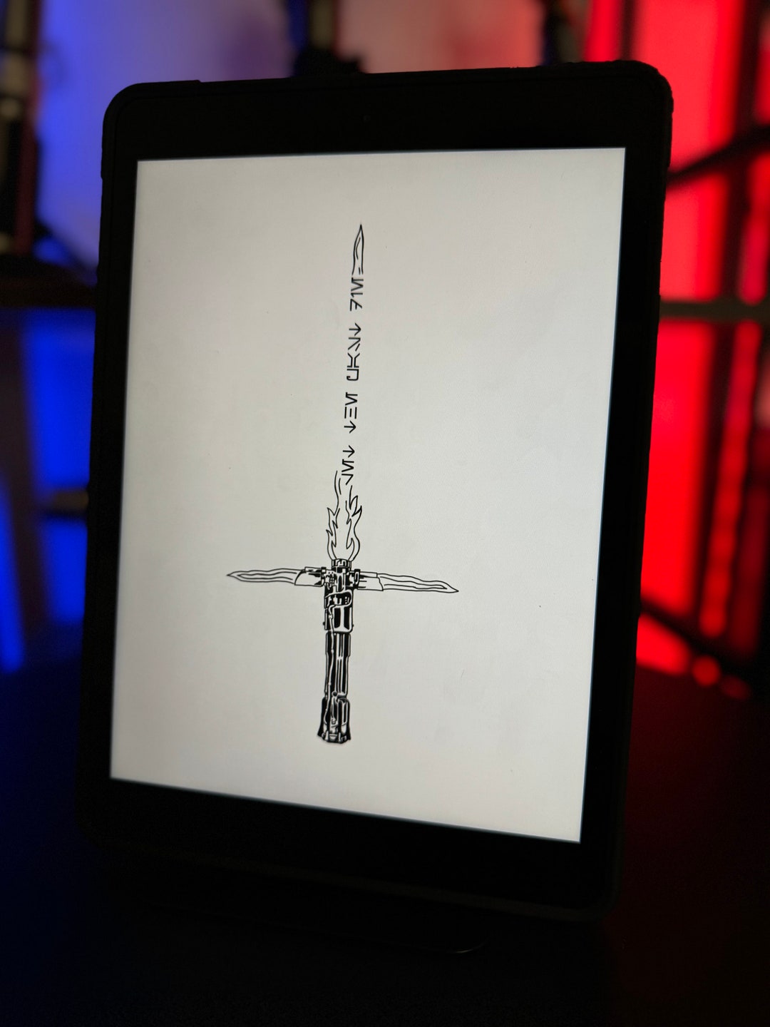 Kylo Ren Saber Tattoo - Let the Past Die - Etsy