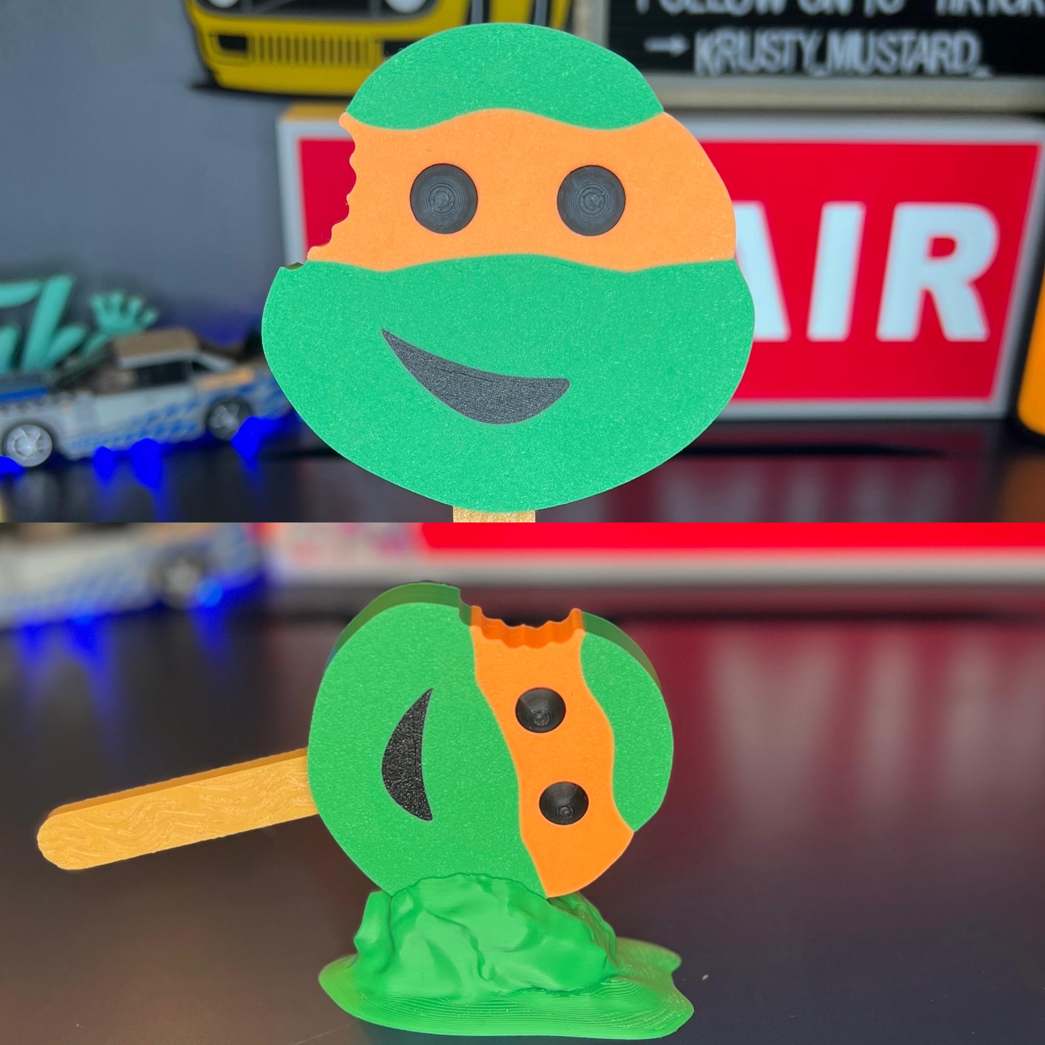 3D Printed TMNT Popsicle Magnet - Etsy