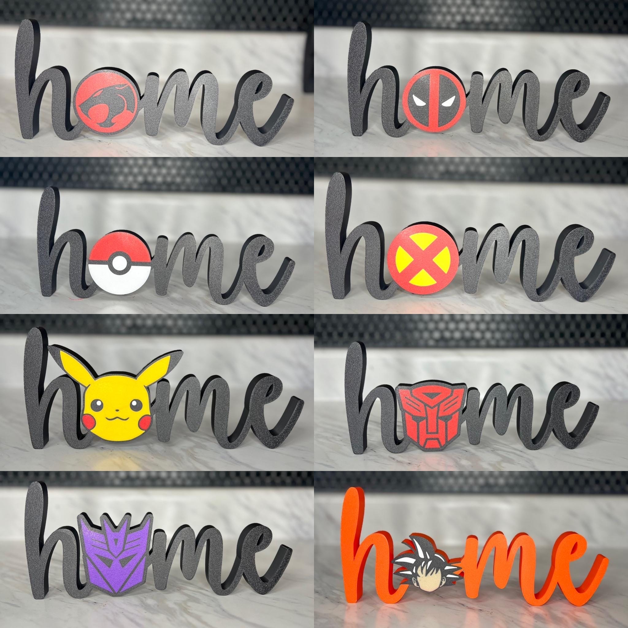 3D Printed Home Signs - Etsy