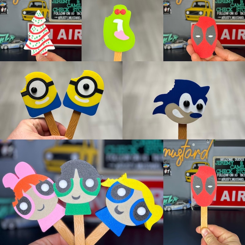 Sonic Popsicle - Etsy UK