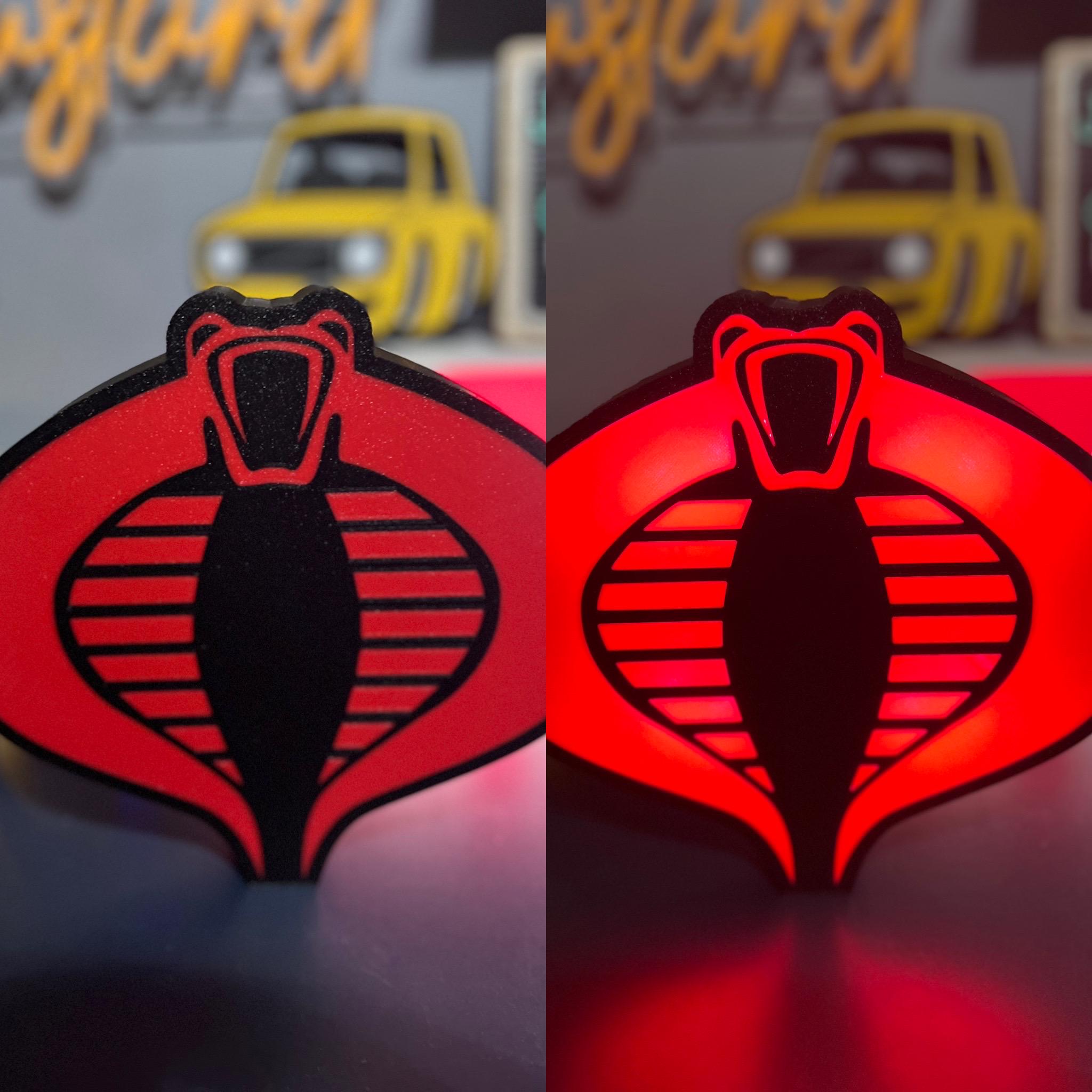 3D Printed LED Light Boxes - Etsy