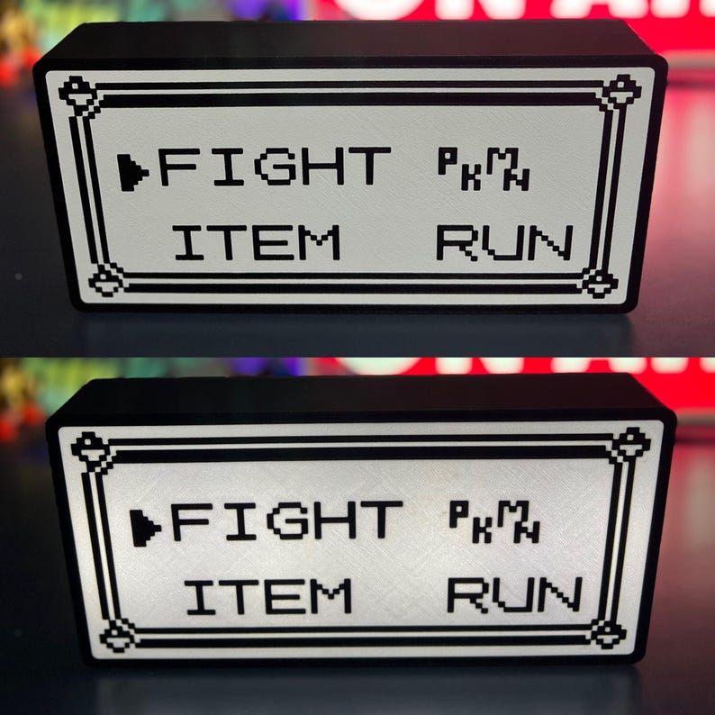 3D Printed LED Light Boxes - Etsy