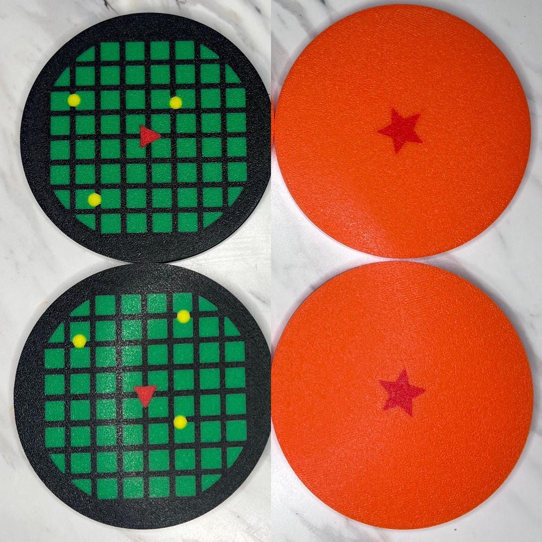 DBZ Coasters (set of 4) - Etsy