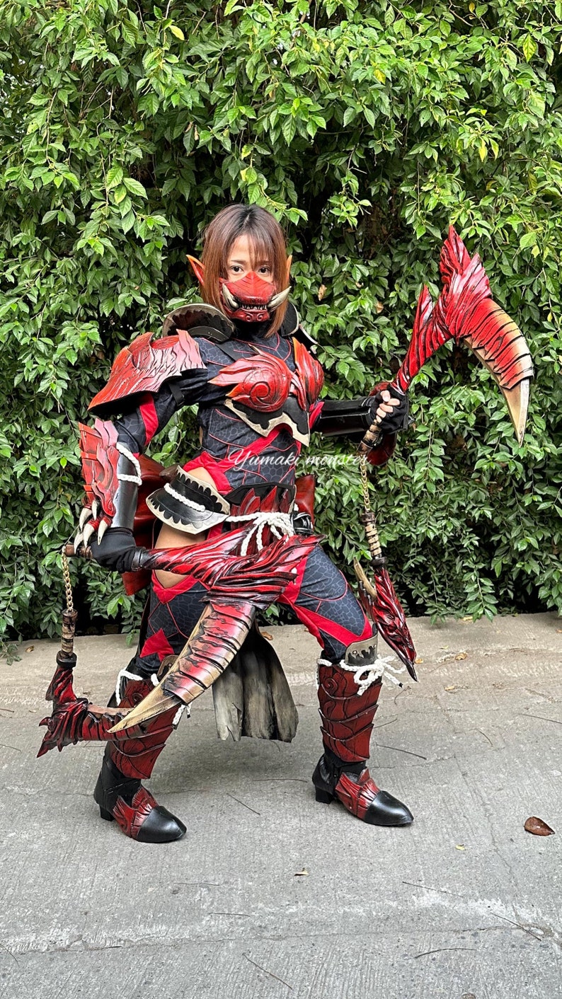 Monster Hunter World Odogaron Female Armor - Etsy