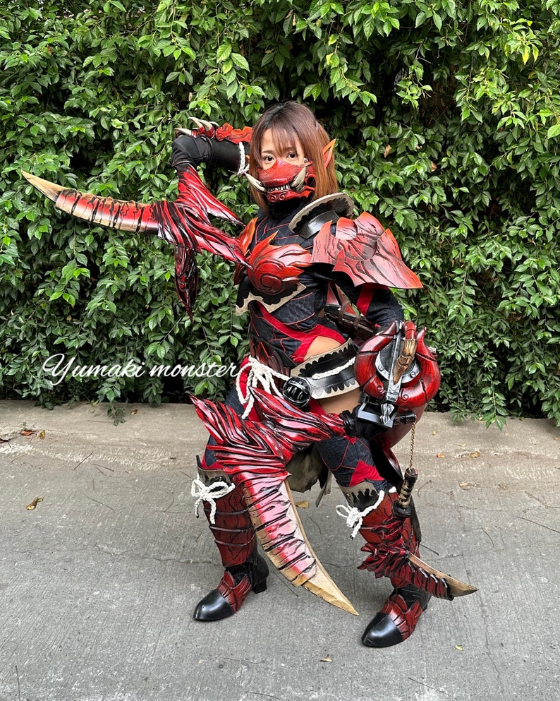 Monster Hunter World Odogaron Female Armor - Etsy
