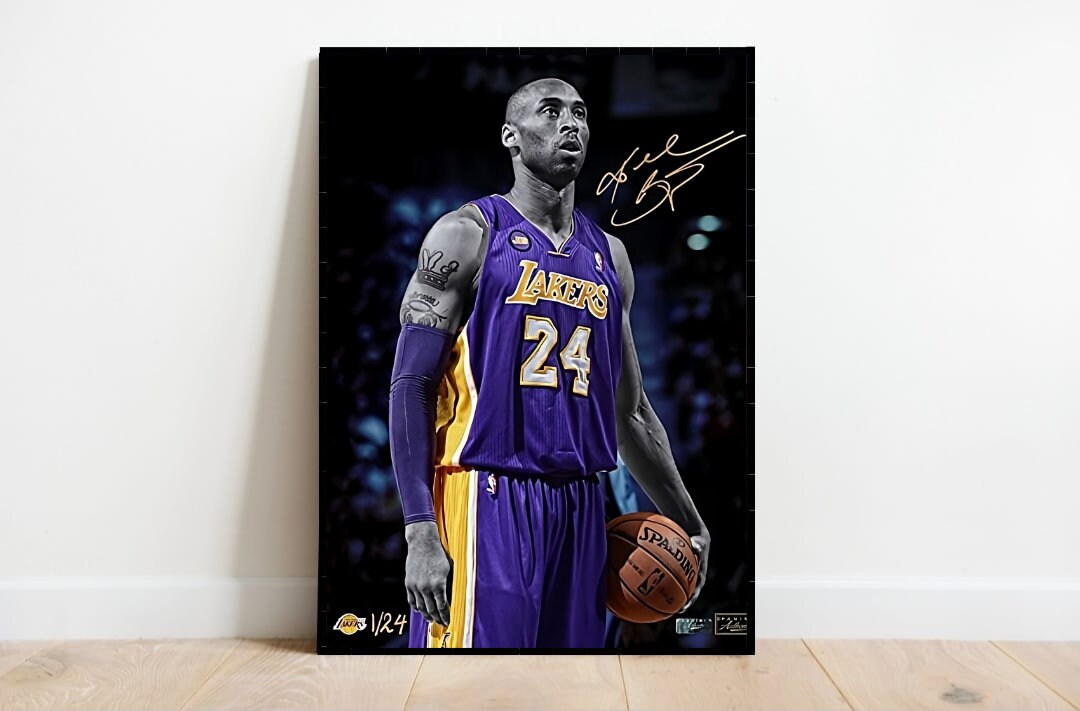 Kobe Bryant Poster as Digital Download Only Poster for Living Room or ...