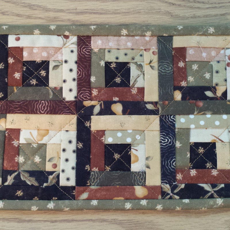 Log Cabin Coasters - Etsy