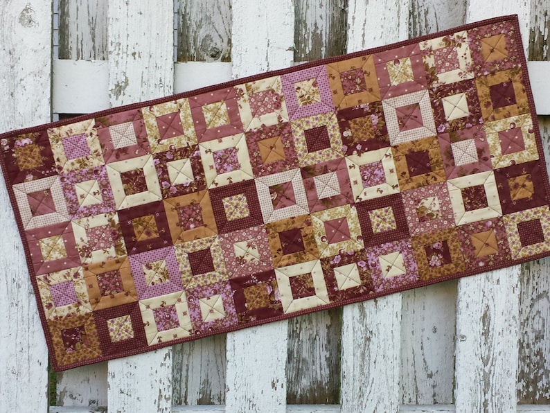 Cedar Box Table Runner (EDTR43) Sweet Plum - Etsy