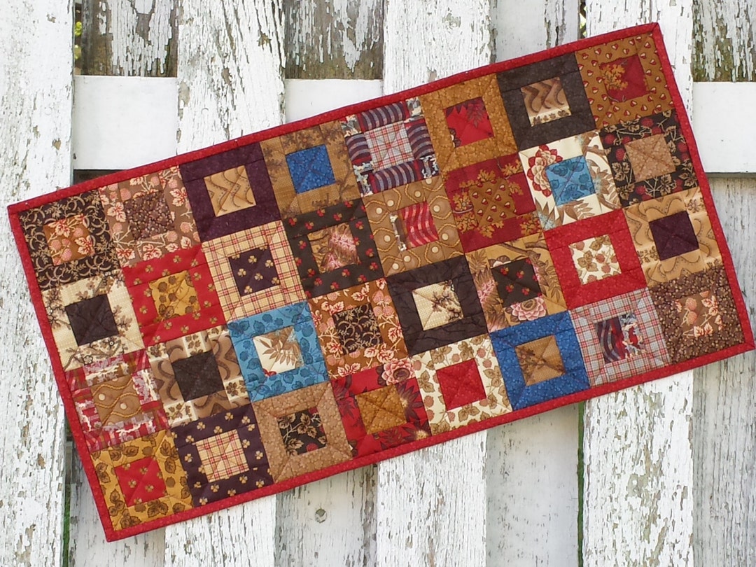 Quilted Table Runner (EDTR36) Cedar Box - Etsy