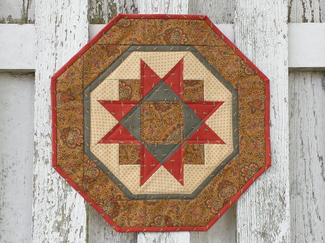 Quilted Star Table Topper (EDTT31) Dancing in the Rain - Etsy