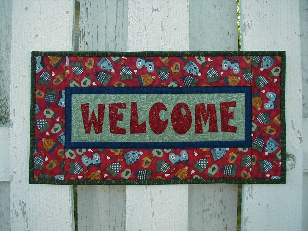 Quilted Welcome Wall Hanging XWL04 Winter - Etsy Canada