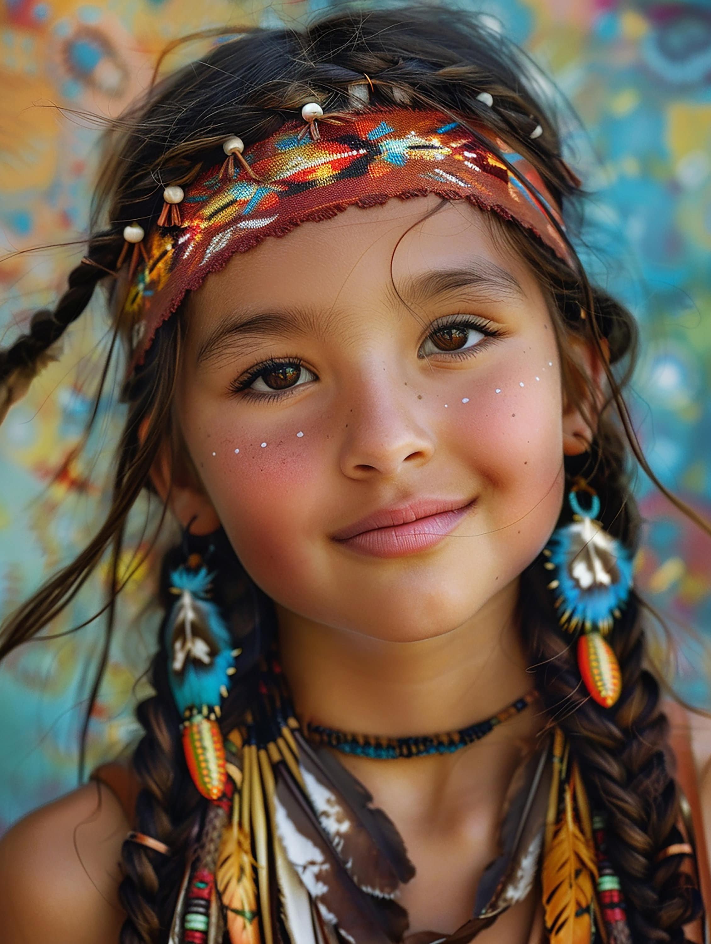Brown Eyed Girl Native American - Etsy