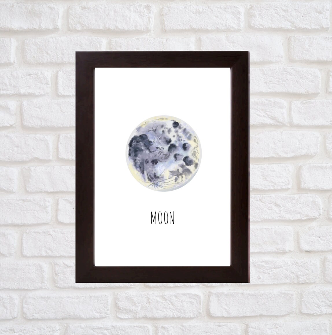 Solar System Prints, Planets Posters, A4, Set, Boys Space Bedroom ...
