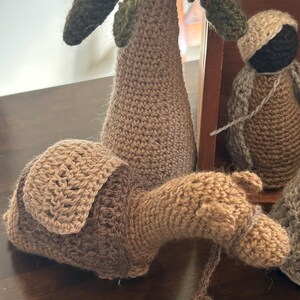 Crocheted Rustic Nativity Set 15 Piecesfree SHIPPING - Etsy