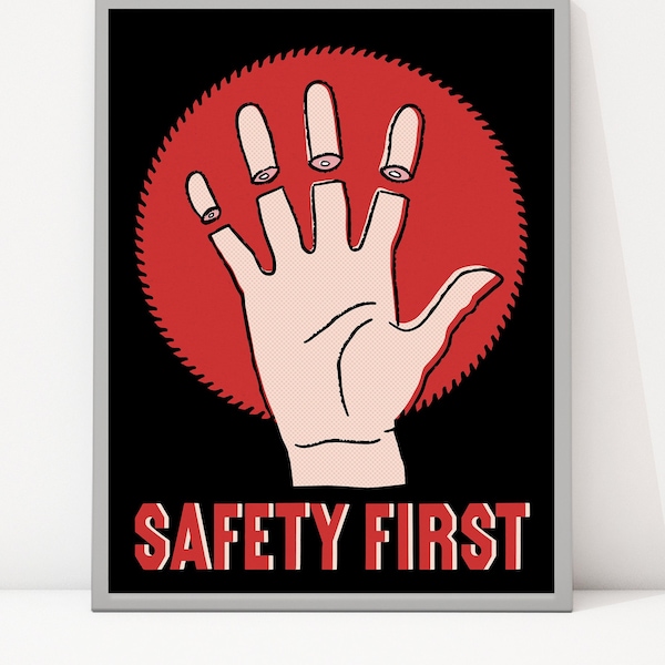Funny Safety Posters - Etsy