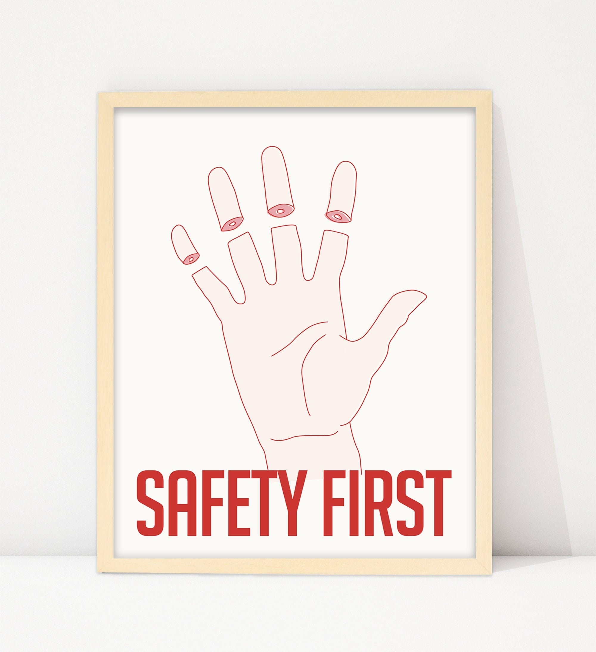 Kitchen Safety Poster Drawing