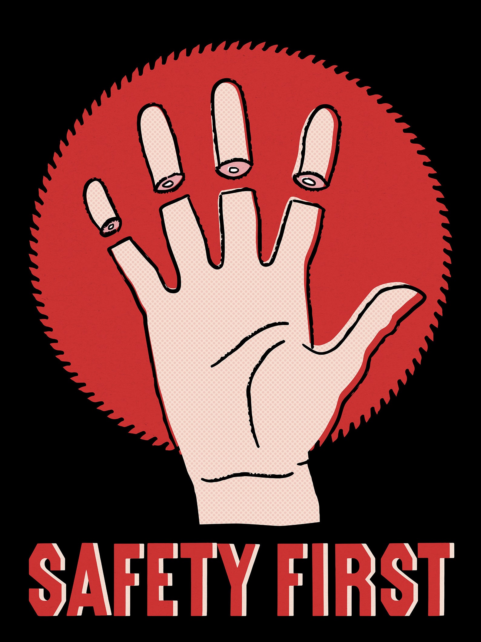 Work Safety Poster, Woodshop Safety Print, Safety First, Gift for Dad ...