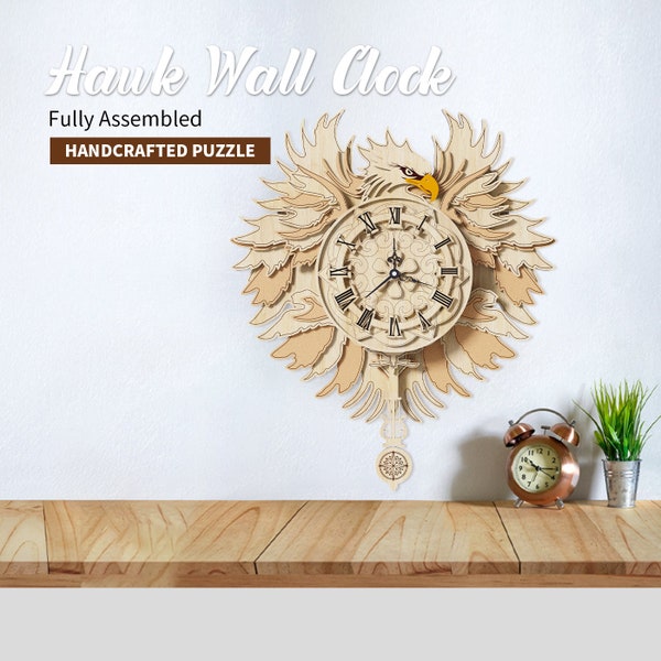 Wooden Gear Clock Kit - Etsy