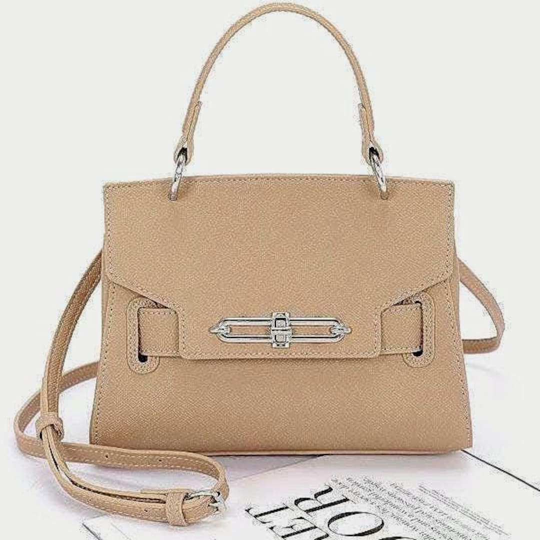 Belted Classic Top Handle Flap Bag - A Modern Take on Iconic Look - Etsy