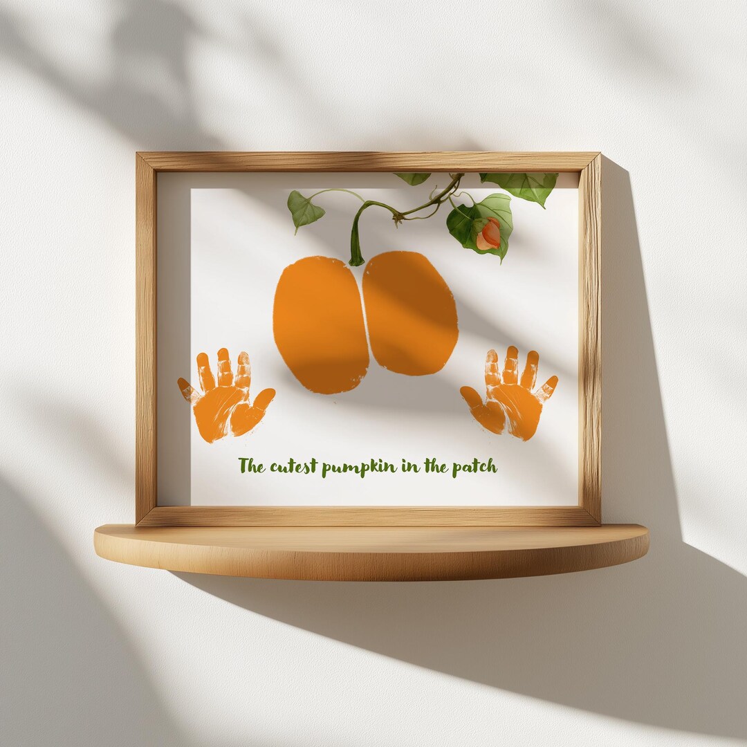 Pumpkin Bum Painting Printable | the Cutest Pumpkin in the Patch | DIY ...