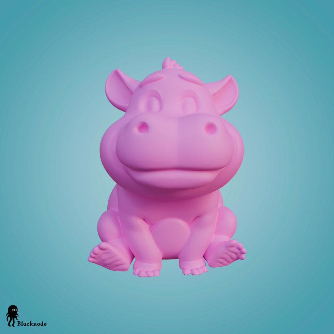Articulated Hippo 3D Print File (STL & 3MF) - Etsy