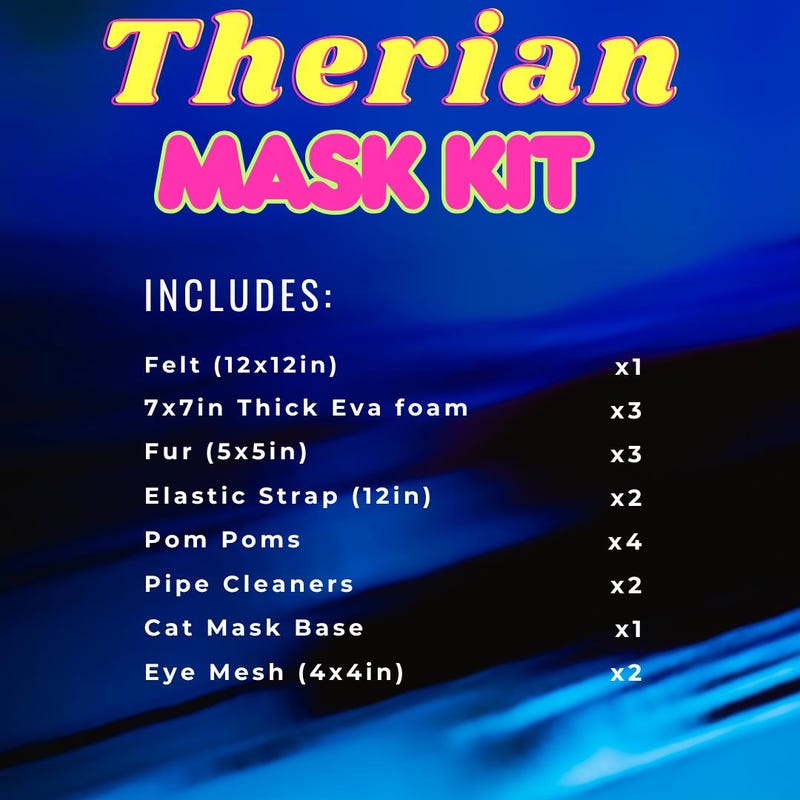 Therian Mask Kit - Etsy
