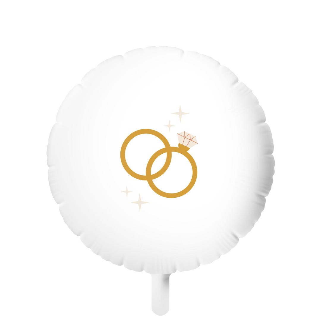 Wedding Rings Helium Balloon - Etsy