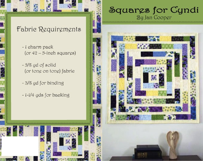 Falling Blocks Quilt Pattern Tutorial, Easy to Make, Uses Charm Packs ...