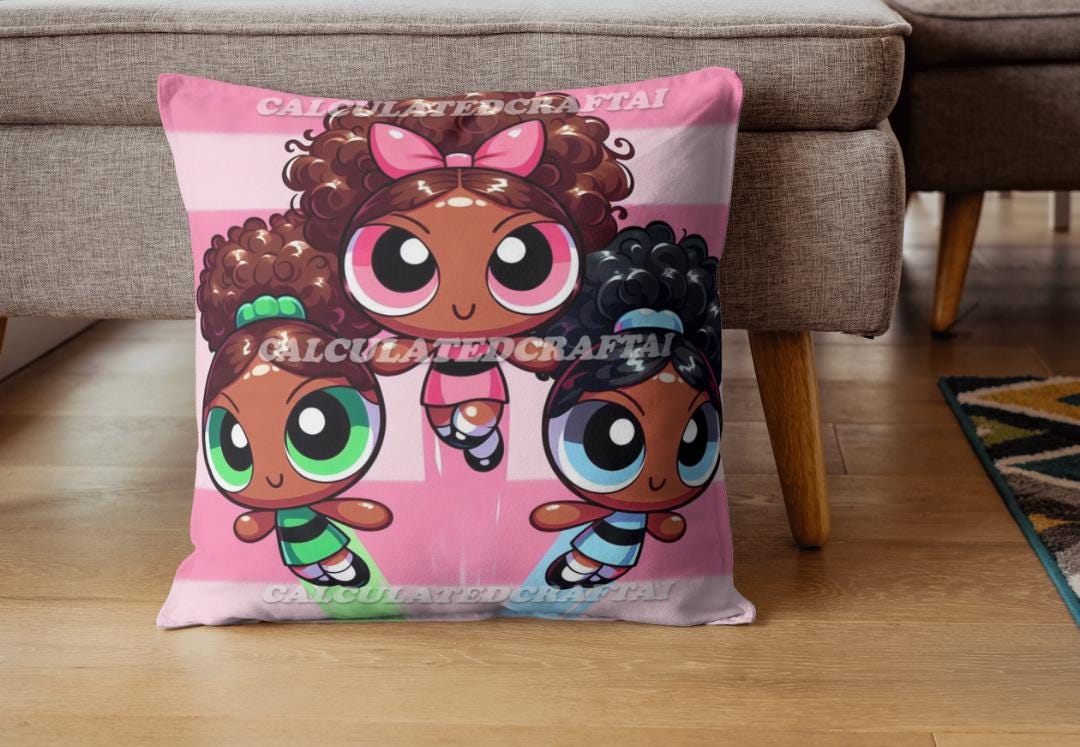 Black Powerpuff Girls Inspired Digital Art - Etsy
