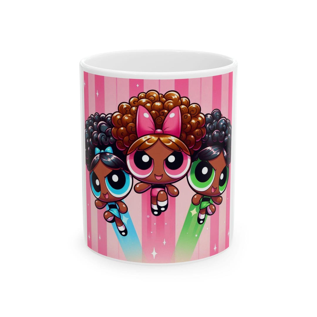 Powerpuff Girls Inspired Ceramic Mug (11oz, 15oz) - Etsy