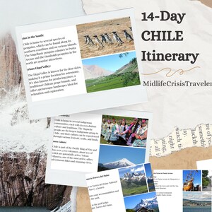 14-day Chile Itinerary, Chile Travel Guide PDF, Santiago, Valparaíso ...