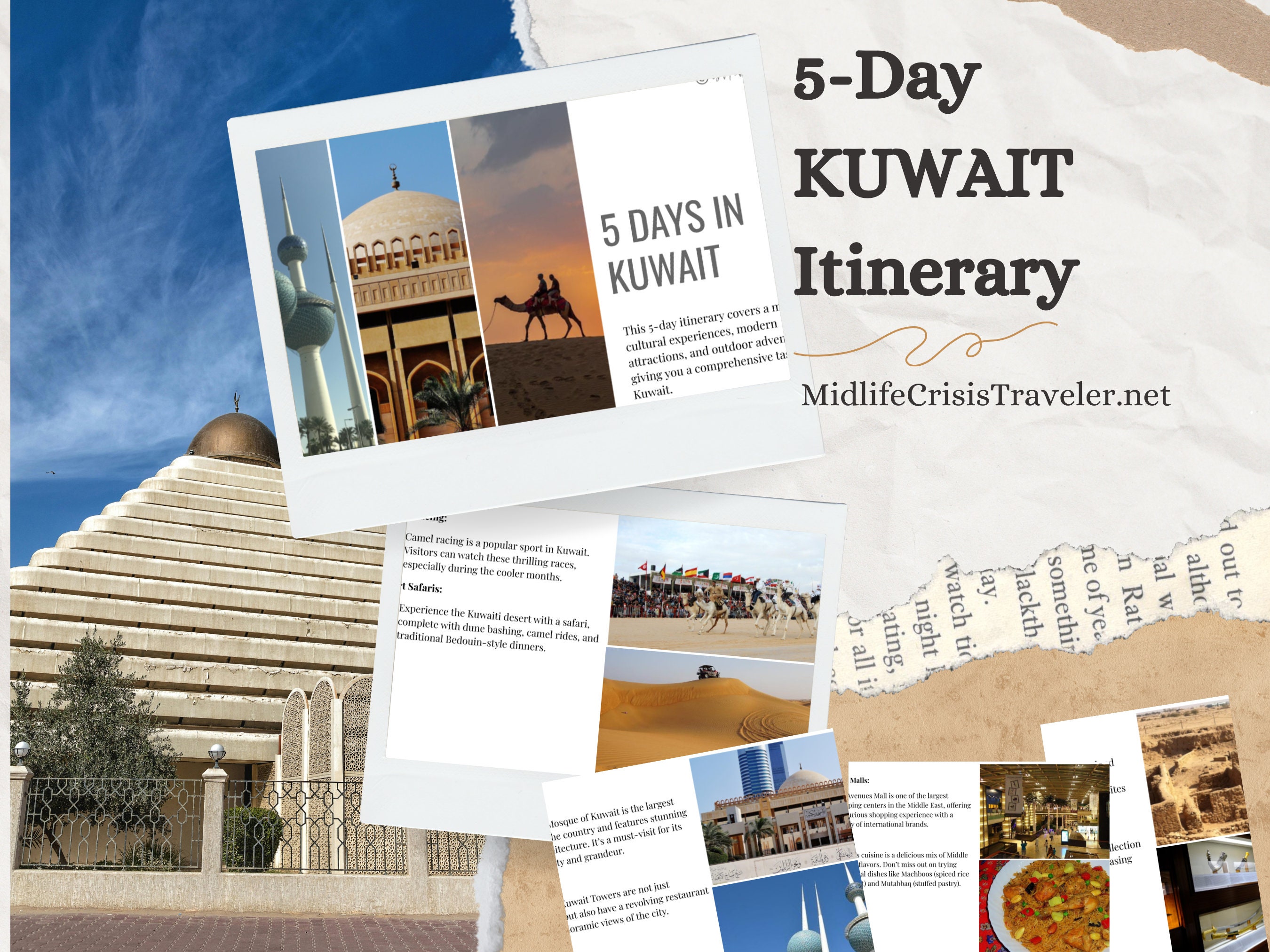 5-day Kuwait Travel Itinerary, Kuwait Travel Guide PDF, Kuwait City ...