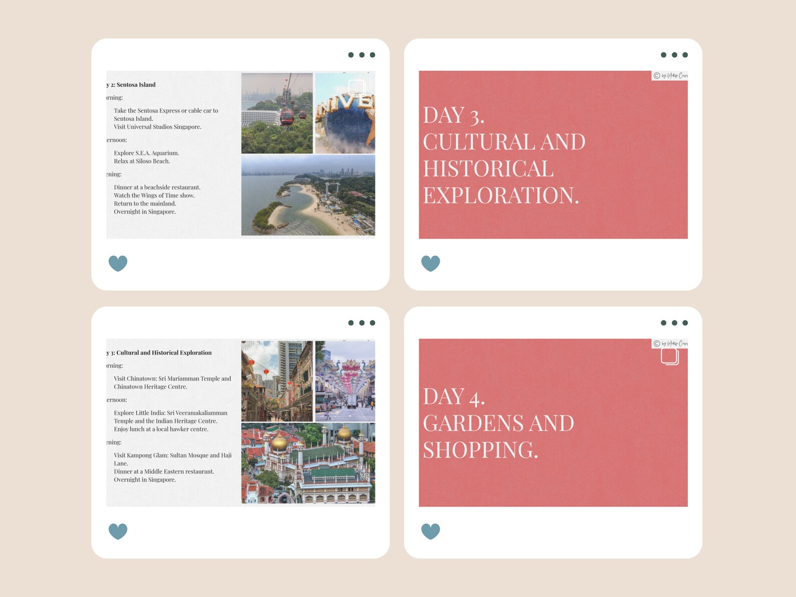 5-day Singapore Itinerary, Singapore Travel Guide PDF, Singapore Trip Planner, Vacation Planner ...