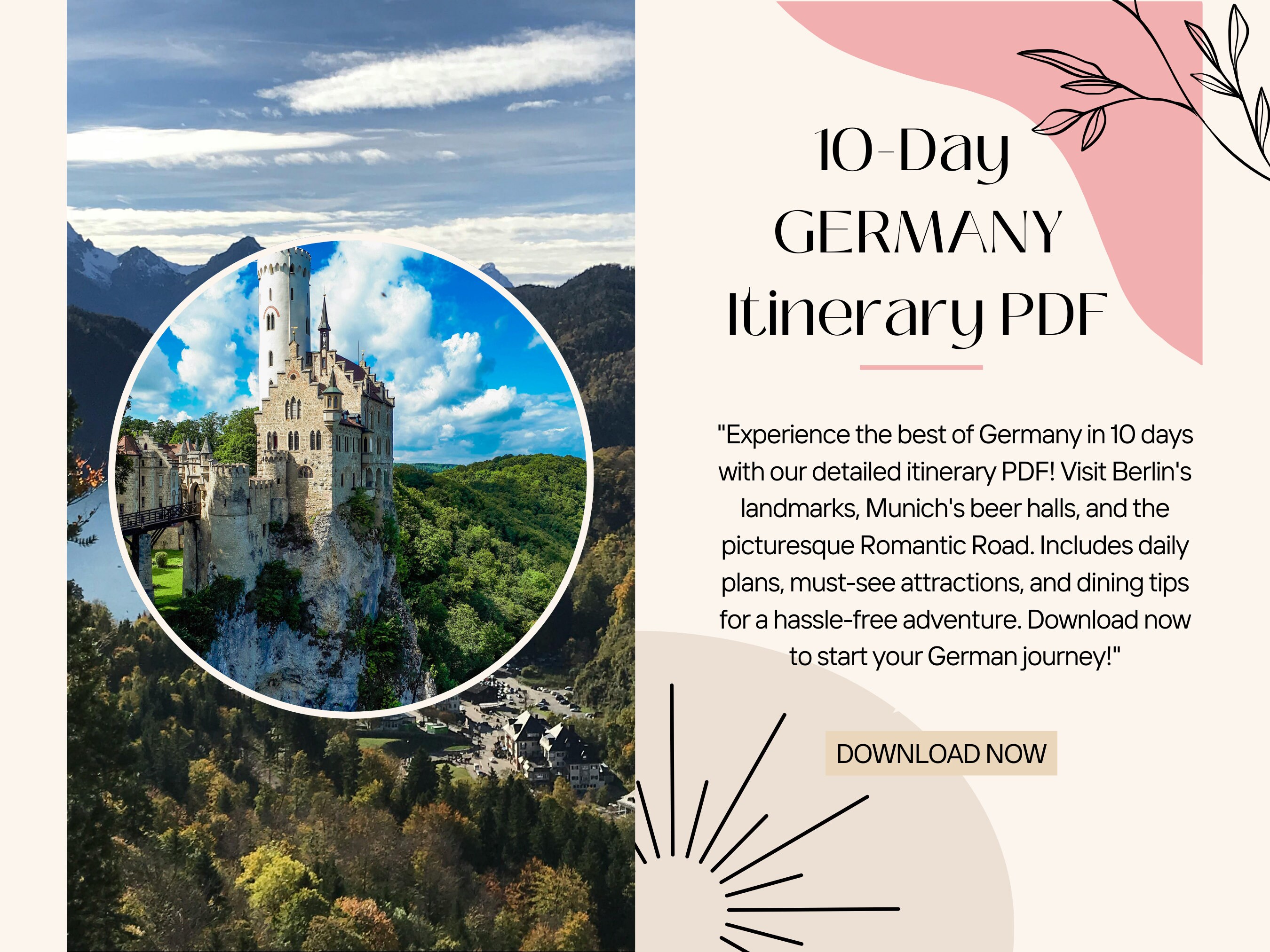 10-day Germany Travel Itinerary PDF: Berlin, Munich, Trip Planner ...